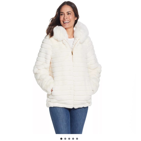 Gallery | Jackets & Coats | Gallery Womens Gallery Hooded Grooved ...